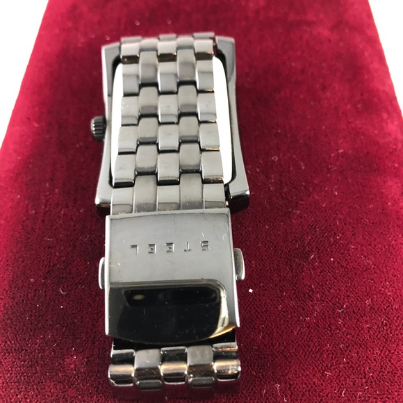 Guess | Accessories | Guess Steel Gray Face Black Band Watch | Poshmark